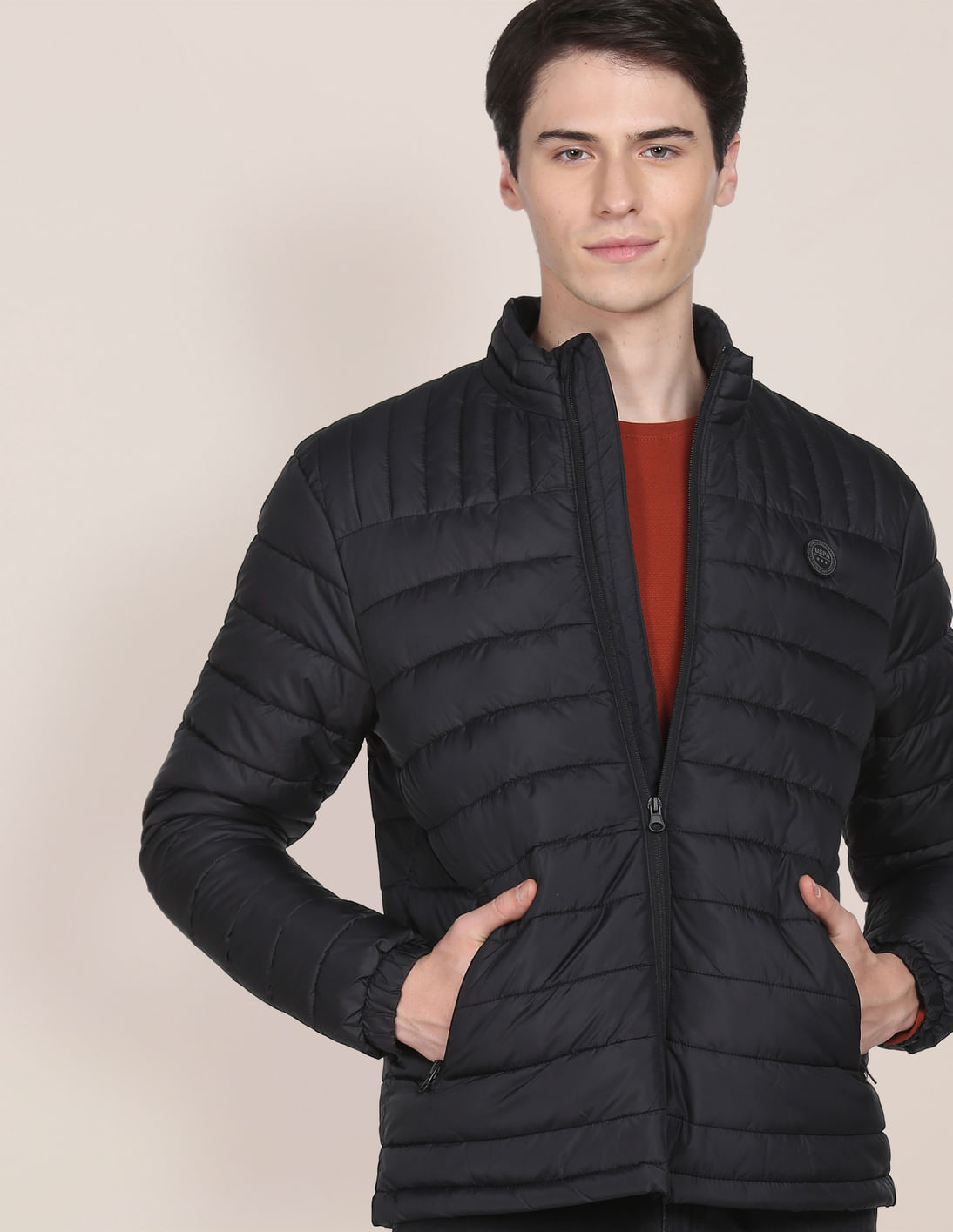 Buy U.S. Polo Assn. Solid Polyester Puffer Jacket - NNNOW.com
